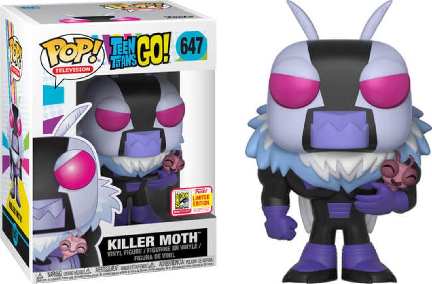 Amazon.com: POP Funko Teen Titans GO! Killer Moth #647 2018 Summer ...