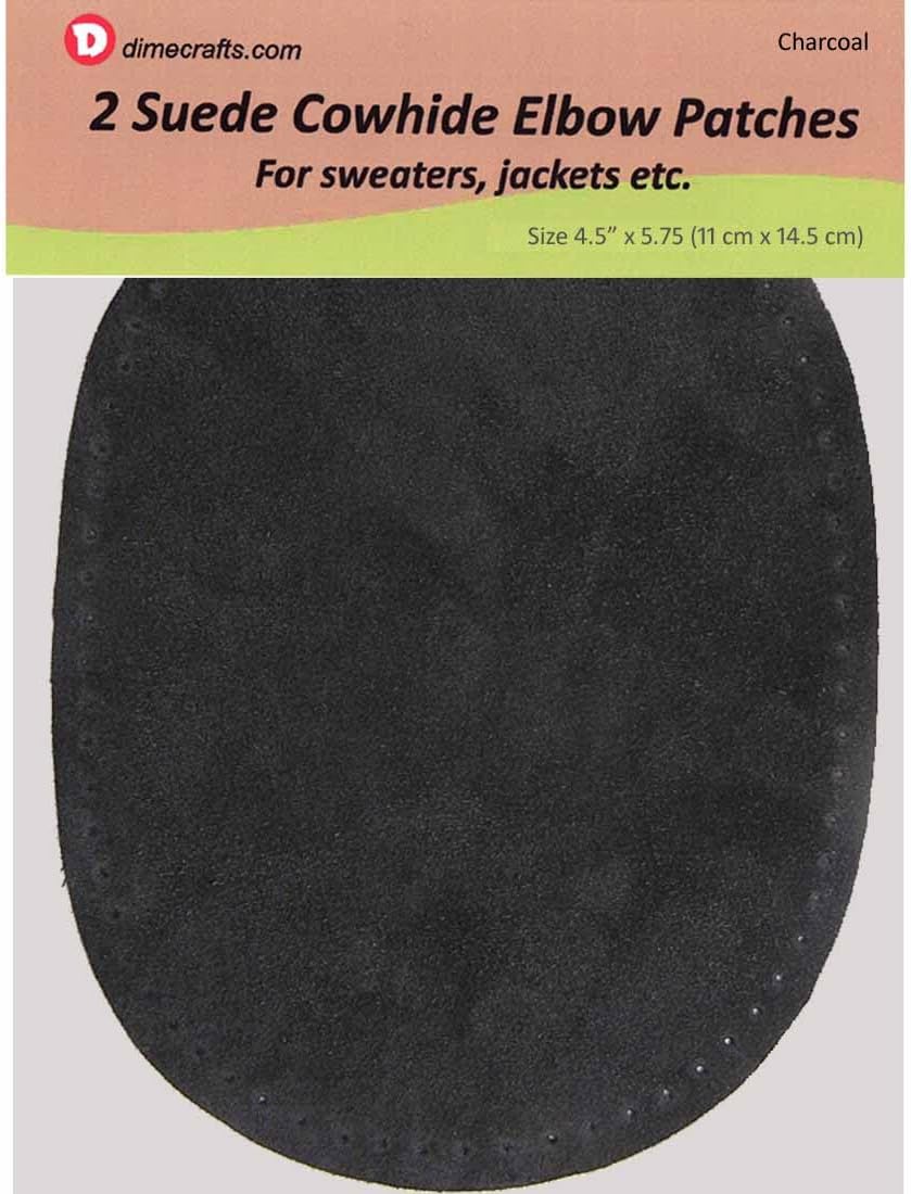 Amazon.com: -2 Sew-on Large Natural Suede Leather Elbow Patches Size 4. ...