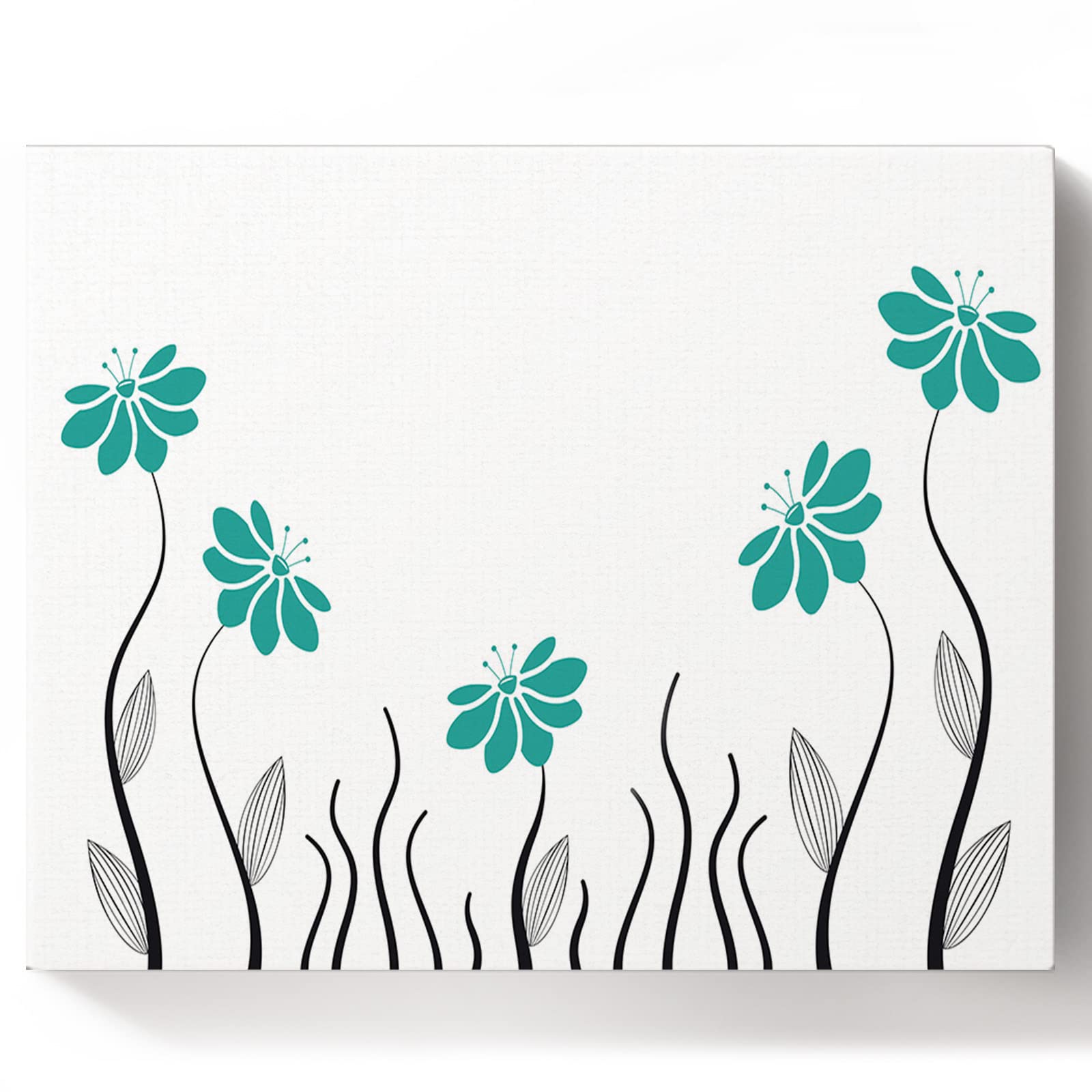 Easy Abstract Flower Drawing