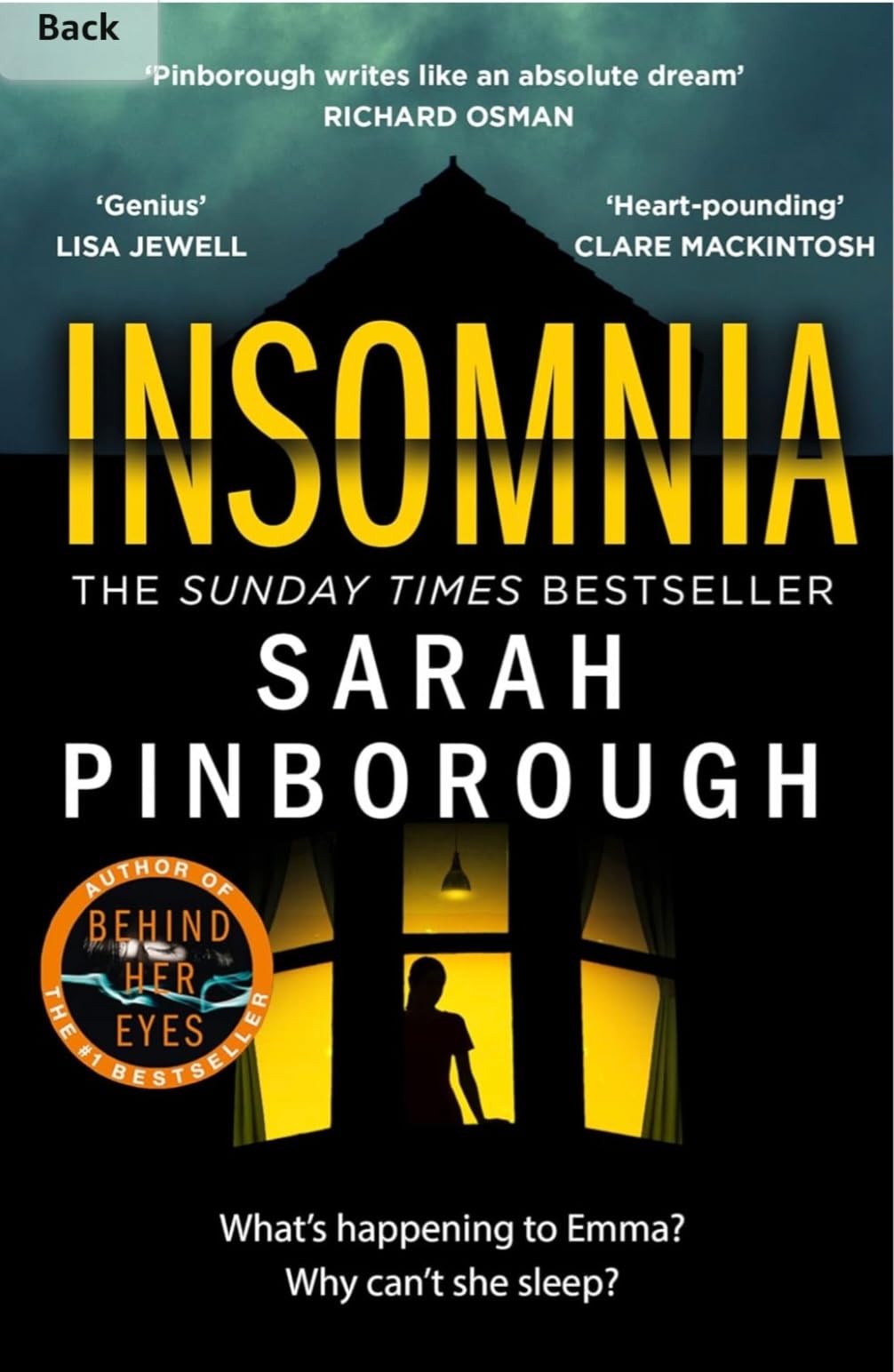 Insomnia : Pinborough, Sarah: Amazon.in: Books