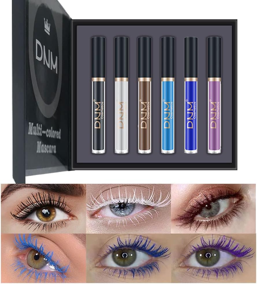 Amazon.com: Moon Glow Neon UV Mascara | Set of 8 | Bright Neon Color ...