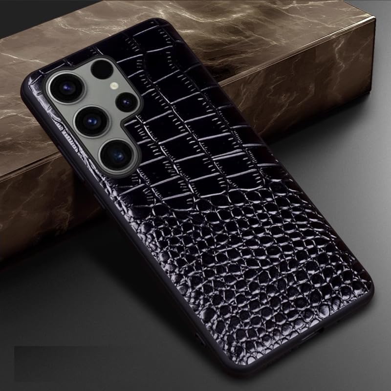 Funda de piel auténtica para Samsung Galaxy S23 Ultra 5G, diseño de ...