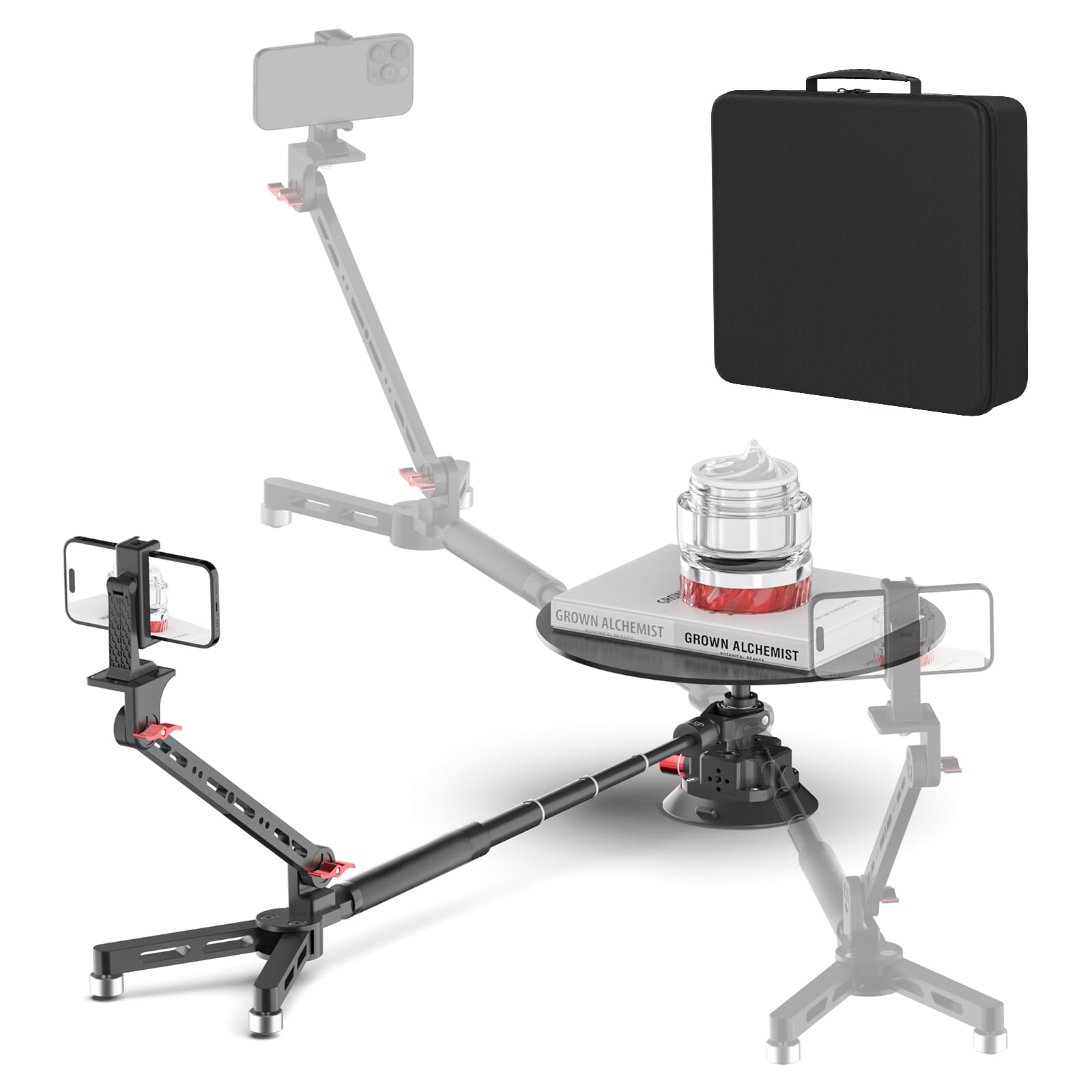 Amazon.com : Portable 360 Degree Spinner,Camera Suction Cup Mount ...