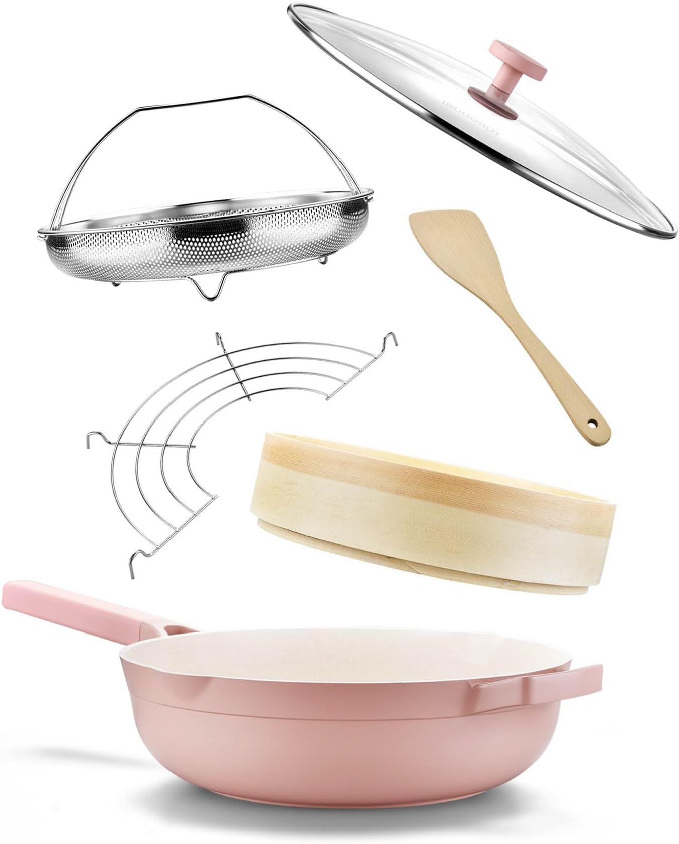 Amazon.com: All-in-One Pan,Always Nonstick Pan,Deep Frying Pan with ...