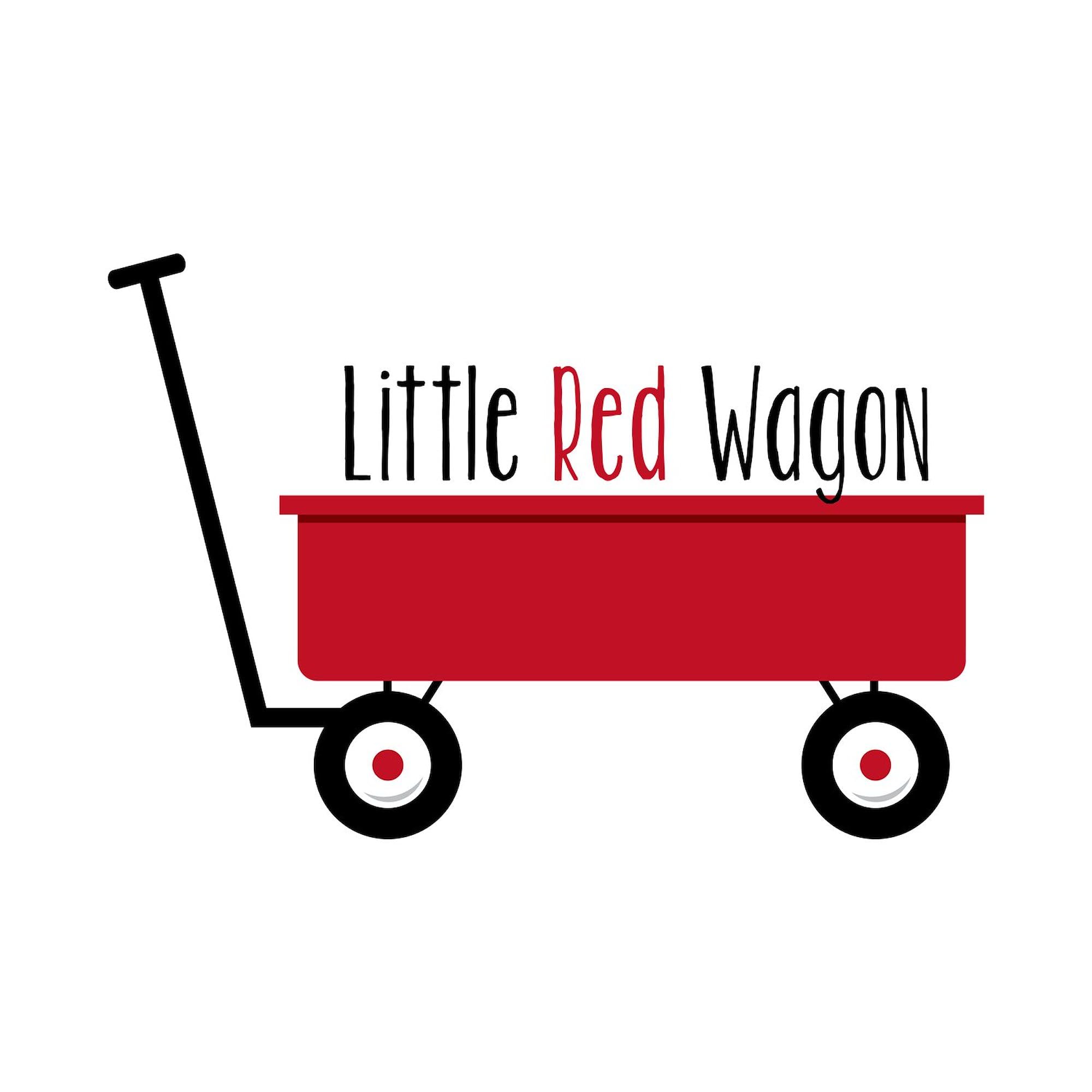 Bumper Sticker Red Wagon This Car WA G ON Sticker The Back Lot Art