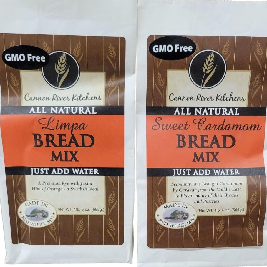 Amazon.com : Scandinavian Bread Mix Pack of 2 (Limpa and Sweet Cardamom ...