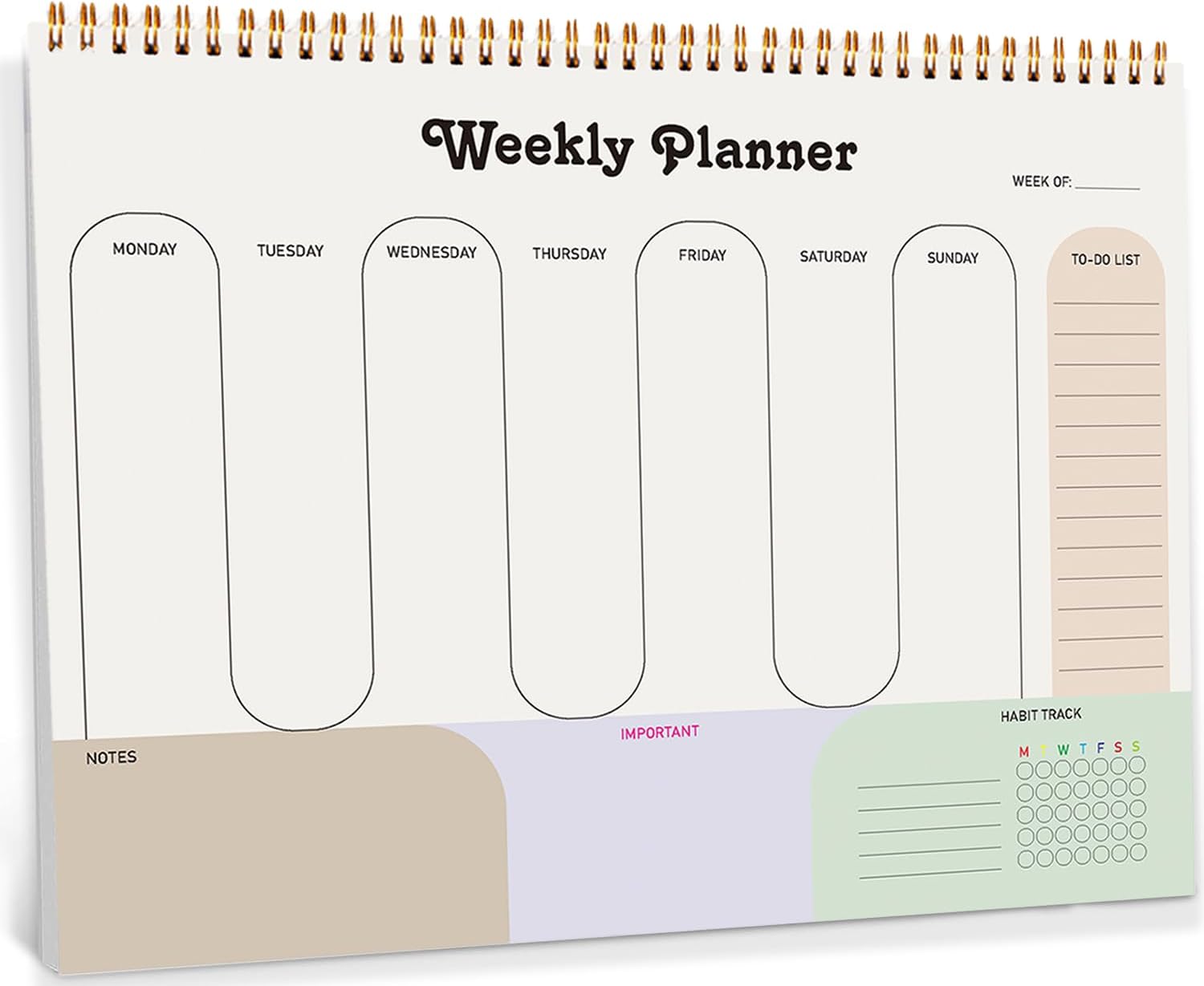 Amazon.com : Weekly Planner Notepad-8.8" x 11" Weekly Pad Organizers ...