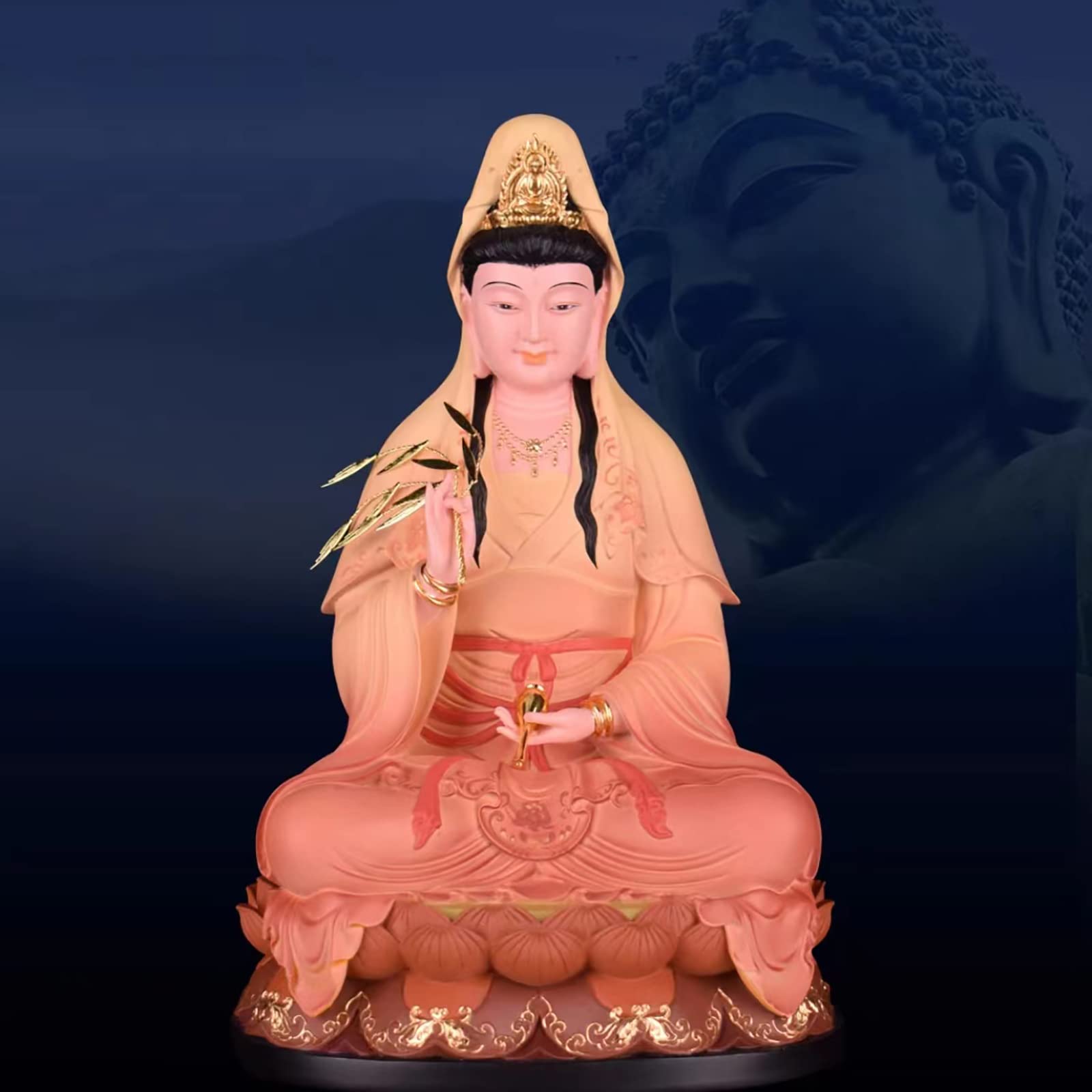 Buy YANJING Sculpture Goddess Of Mercy Quan Yin Sculpture Kwan Yin ...