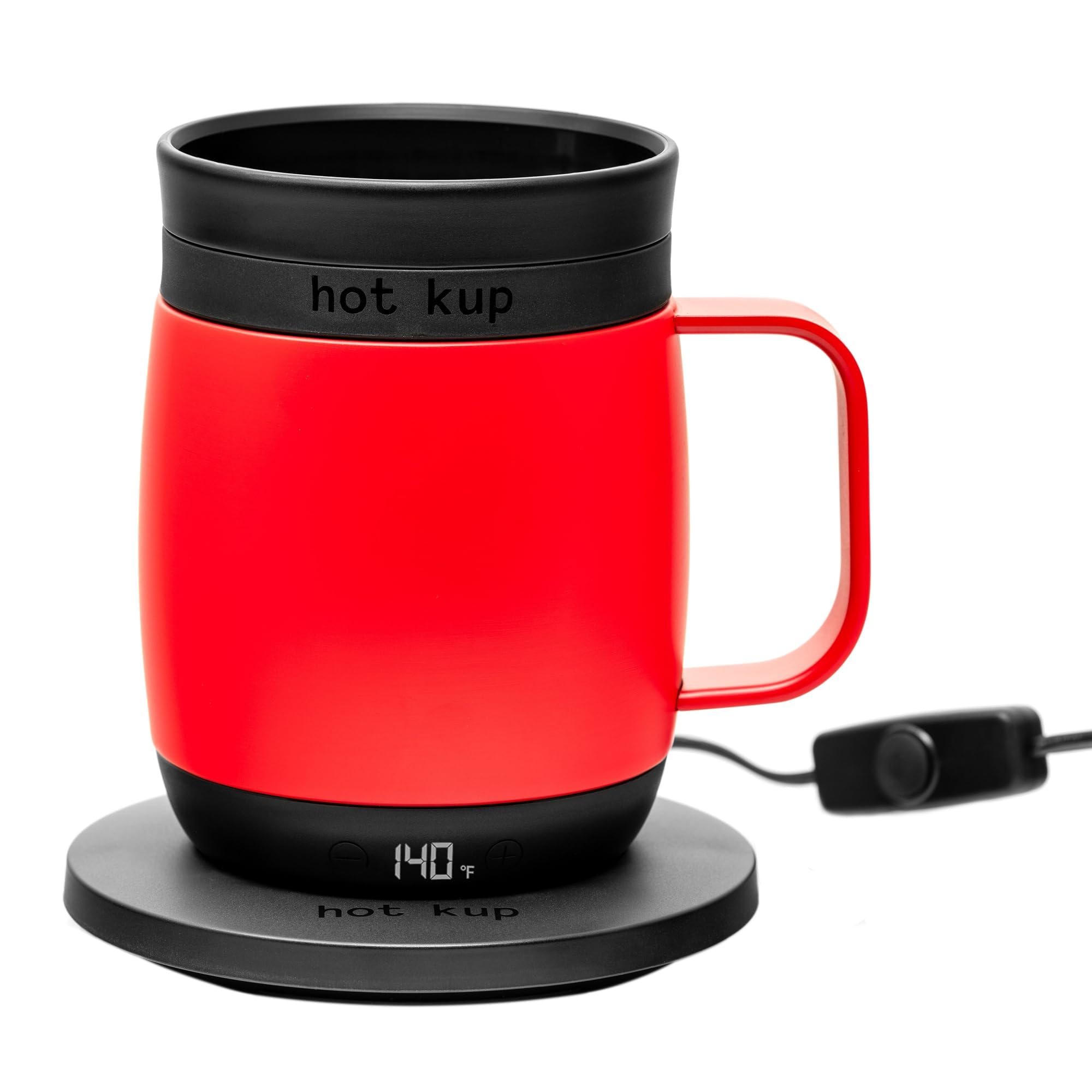 Amazon.com: HOT KUP Heated Coffee Mug 14oz Temperature Controlled Smart ...