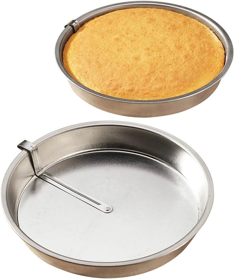 Amazon.com: Easy Release Cake Pan - Set of 2: Round Cake Pans: Home ...