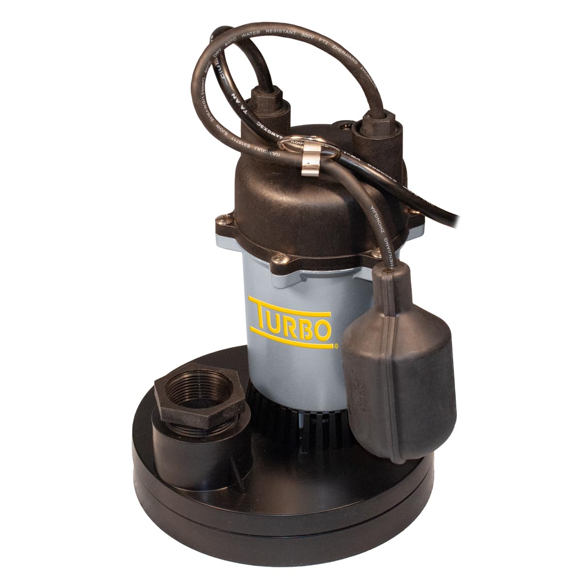Turbo 1/3HP Submersible Sump Pump with Tethered Switch - Amazon.com