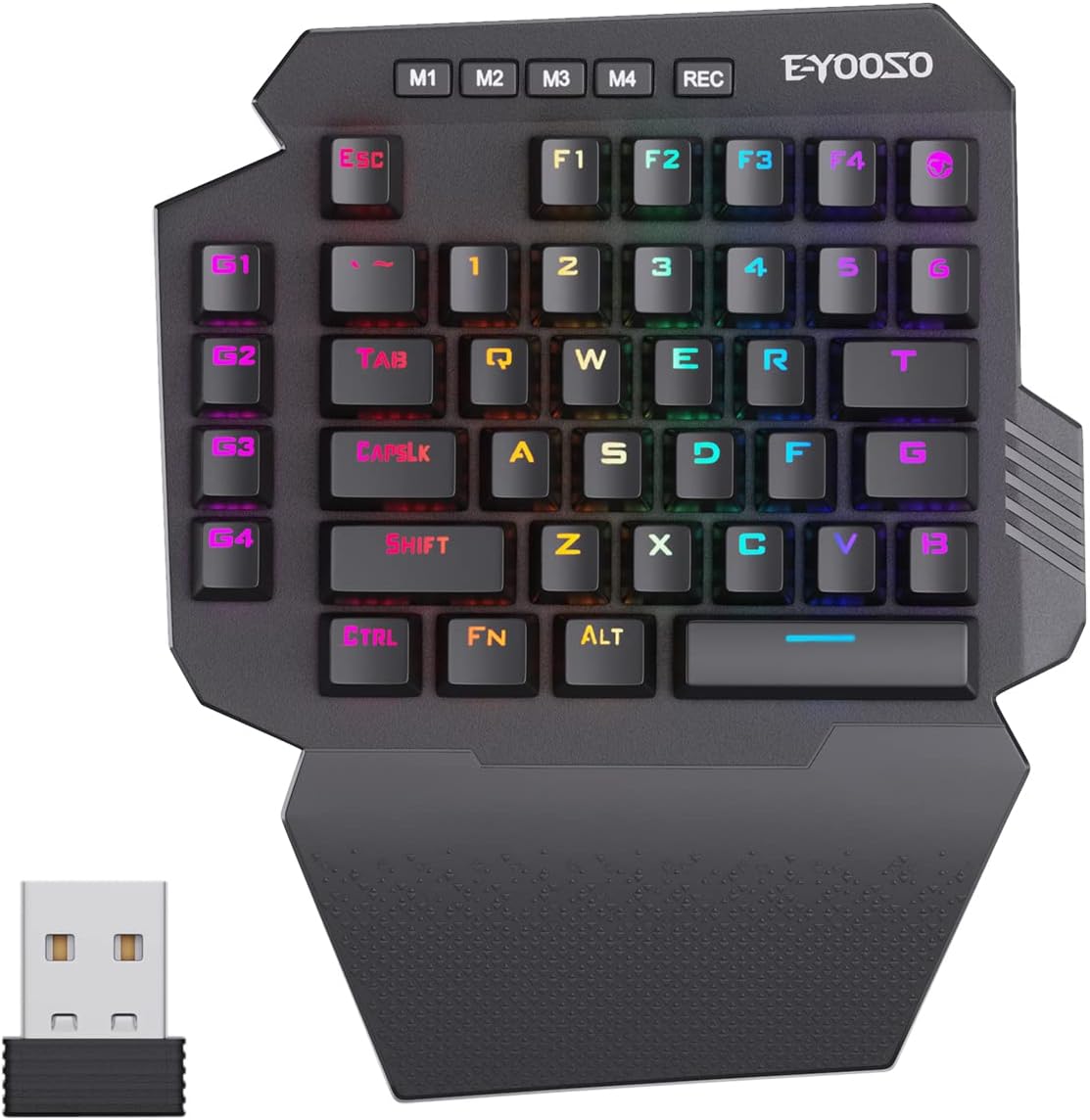 Amazon.com: Delux Clavier/Pad Gamer Game Titan T9 Pro RGB (Noir ...