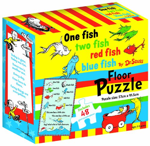 One Fish, Two Fish, Red Fish, Blue Fish (Dr Seuss Floor Puzzles): Dr ...