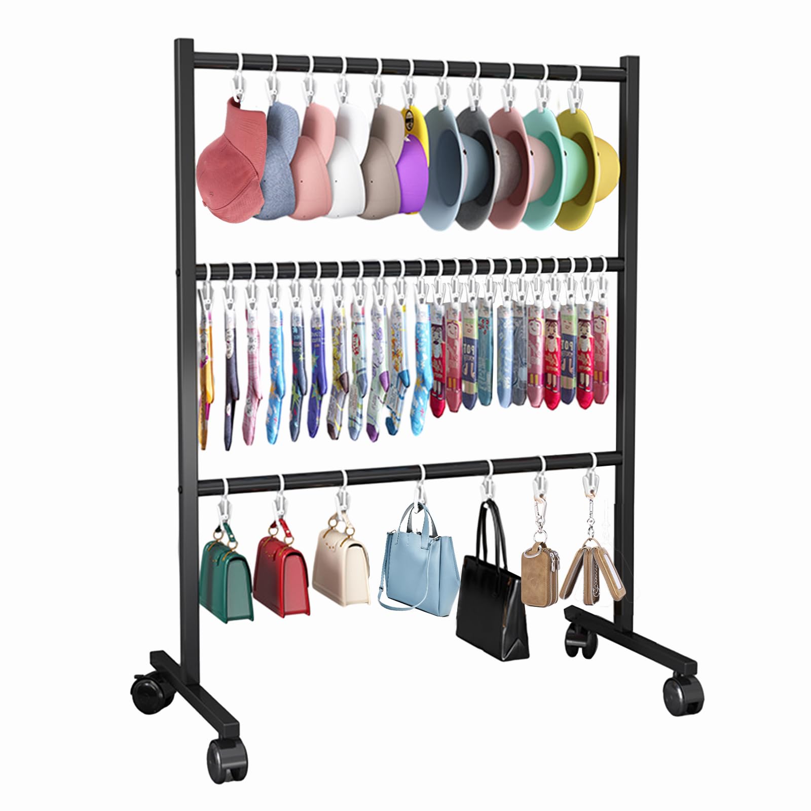 Amazon.com: SLVUAFRN Freestanding Clothing Store Scarf Storage ...