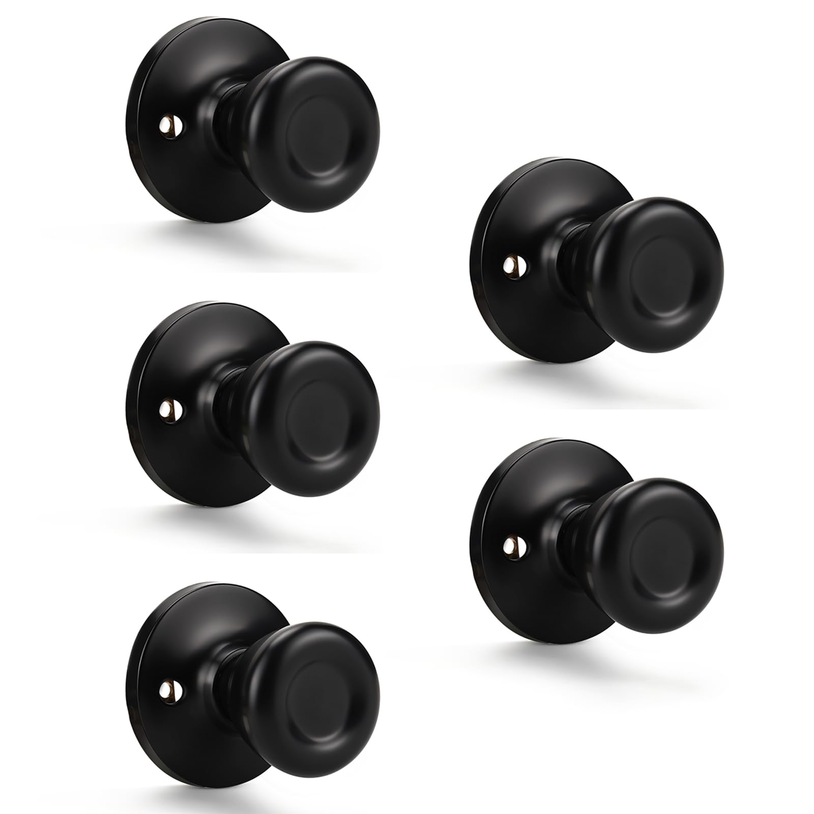 Snapklik.com : 5 Pack Dummy Door Knob, One Sided Non-Turning Dummy Door ...
