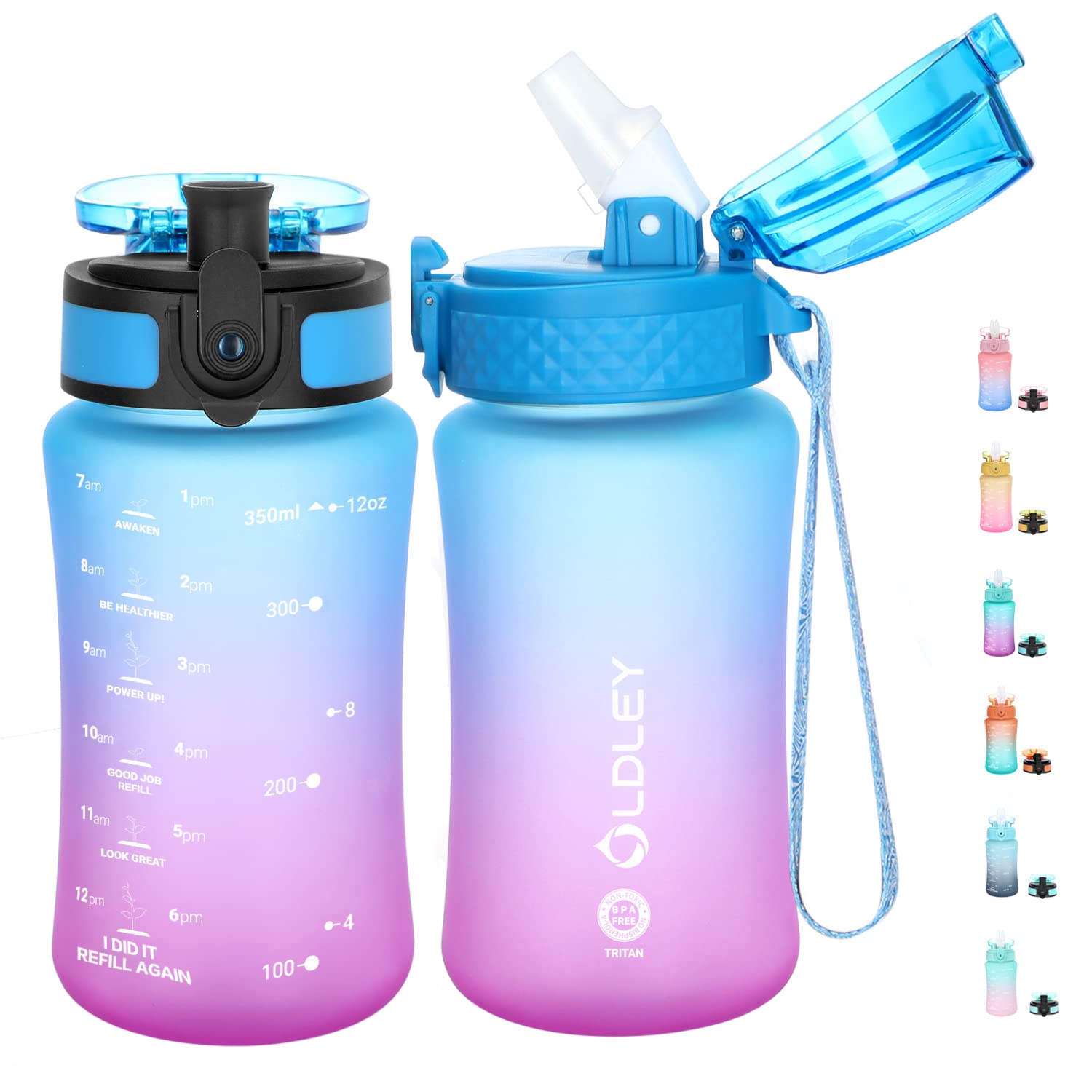 Reusable Plastic Water Bottles With Straw