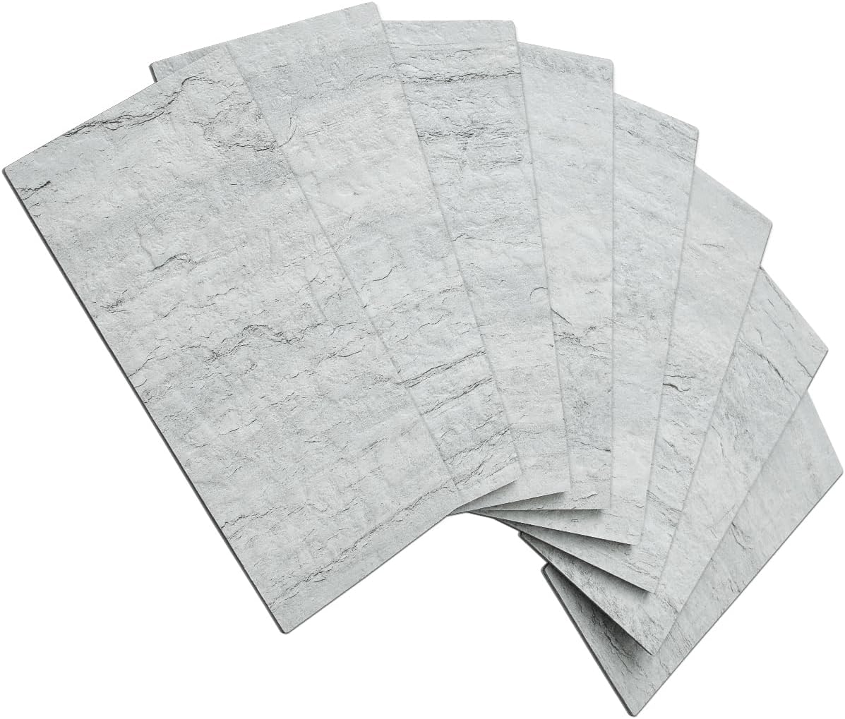 AULIGET 100-Piece Light Shale Peel and Stick Backsplash Wall Tiles, 3 ...