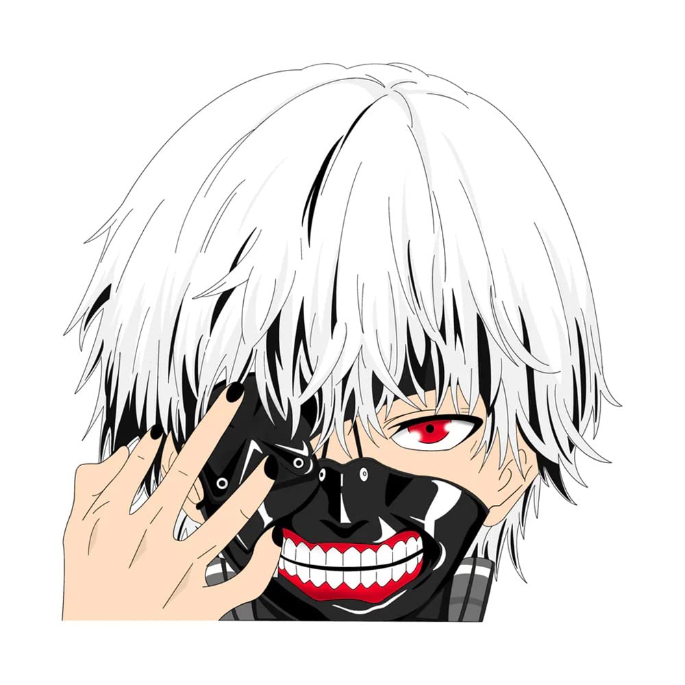 Buy (5.1'') for Angry Kaneki Ken Anime Peeker Car Stickers Caravan ...