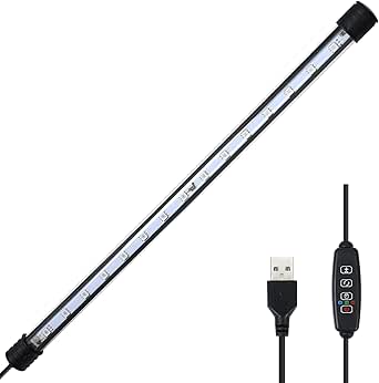 Amazon.com: AQUANEAT Aquarium LED Submersible RGB Light, Underwater Fish Tank Light with ...