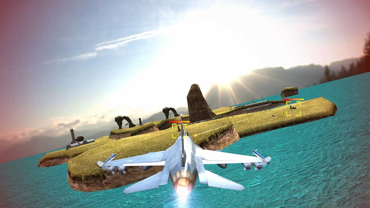 Dogfight Air Attack Combat Flight Survival Hero Avion Force: F16 Flight ...