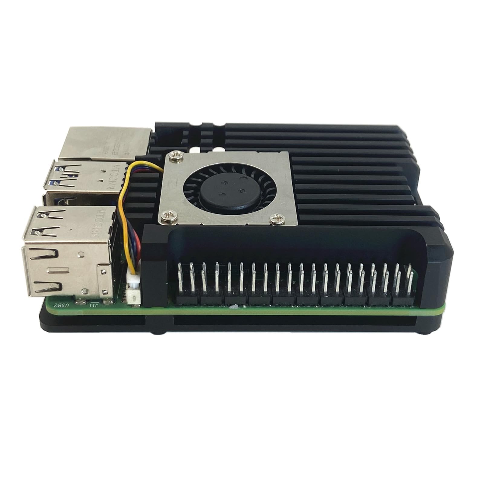 Snapklik.com : Raspberry Pi 5 Aluminum Alloy Armor Case,Pi 5 Heatsink ...