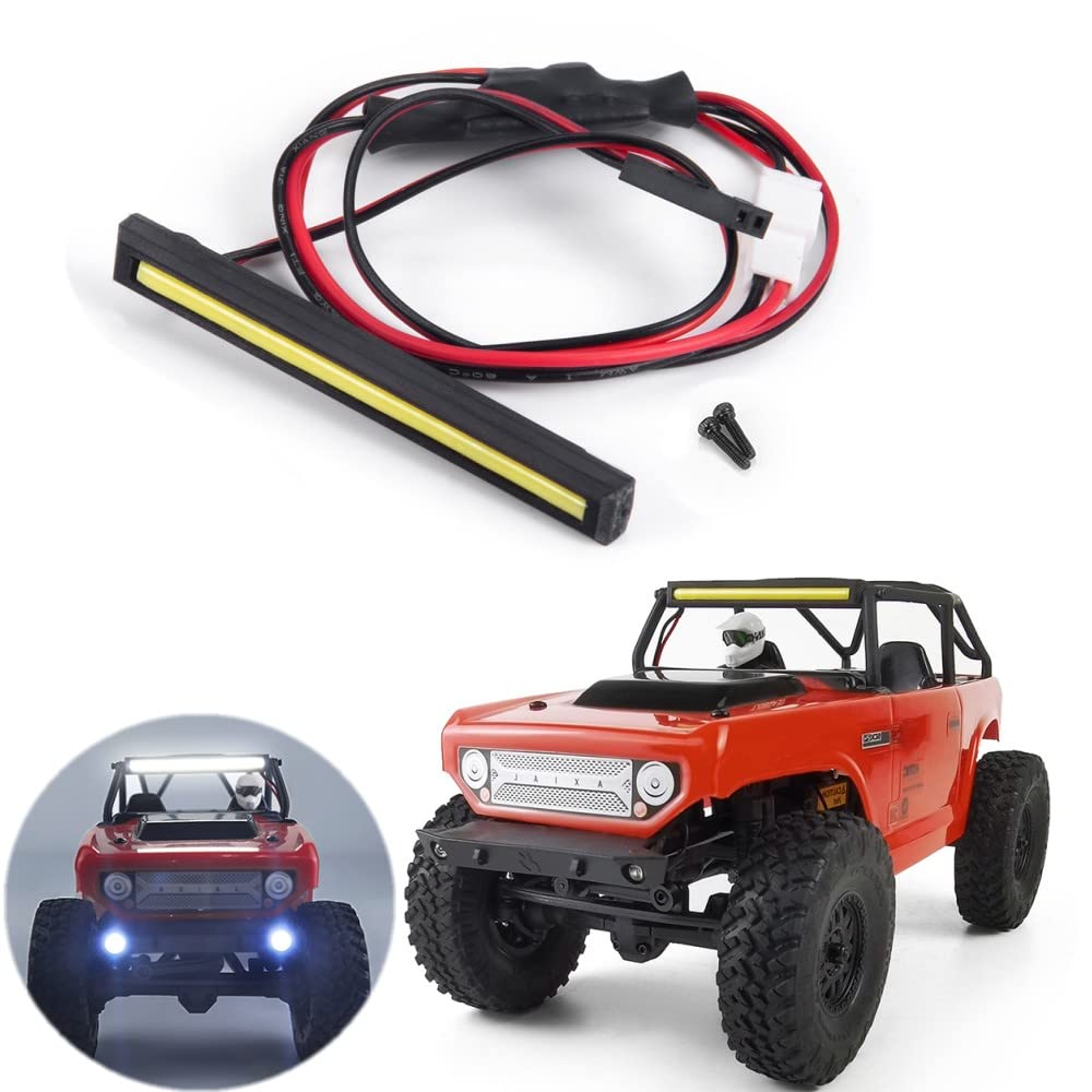 Amazon.com: RCLIONS LED Light Bar RC Roof Rack Lamp White Color for 1 ...