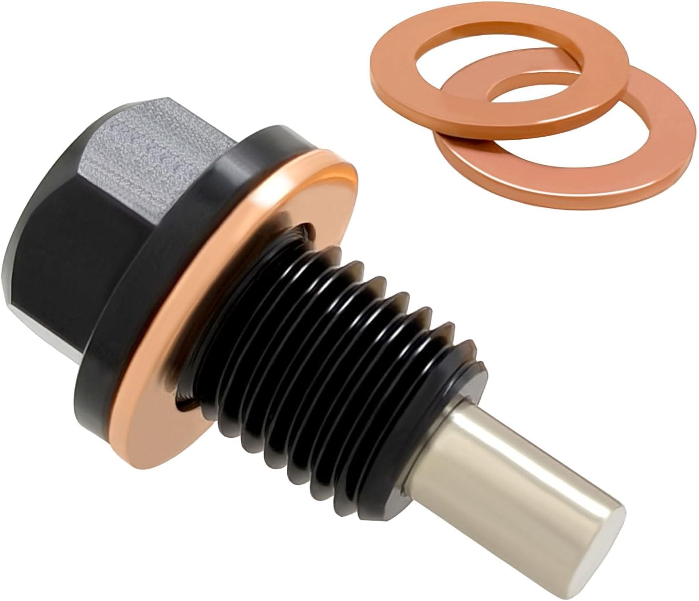 Amazon.com: YSIL Magnetic Oil Drain Plug M12 X1.5 T6 Aviation Aluminum ...