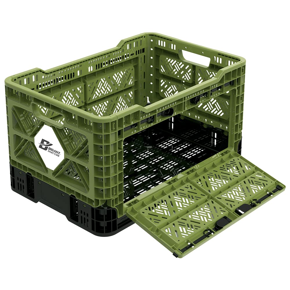 Snapklik.com : Bigant Heavy Duty Collapsible & Stackable Plastic Milk ...
