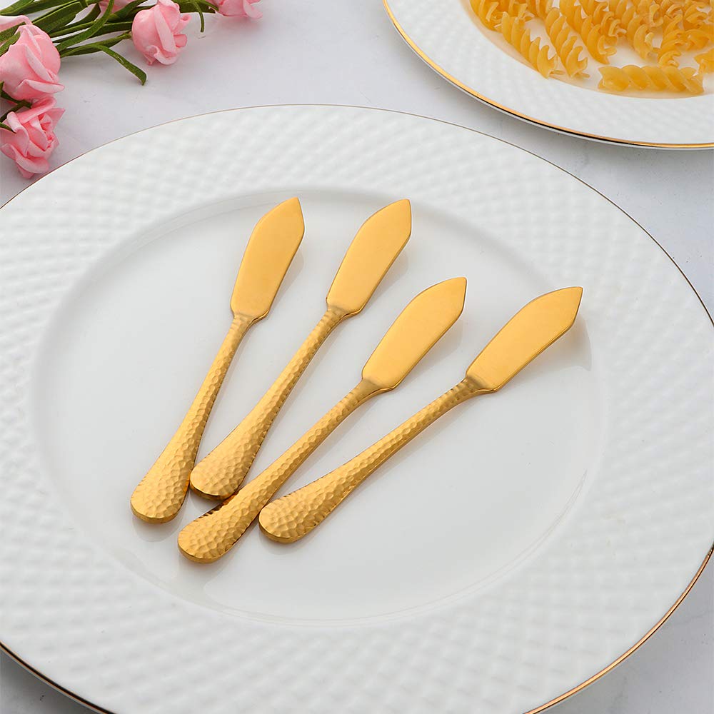 Stainless Steel Gold Butter Cheese Spreaders Set BUY&USE Gold Butter ...