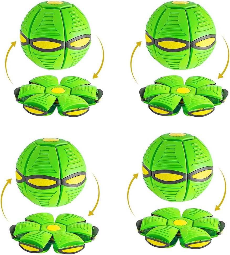 Amazon.com: 4 pcs Flying Saucer Ball, Pet Toy, Outdoor Flying Saucer ...