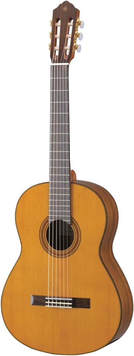 Amazon.com: Yamaha GC12 Handcrafted Classical Guitar Cedar : Musical ...