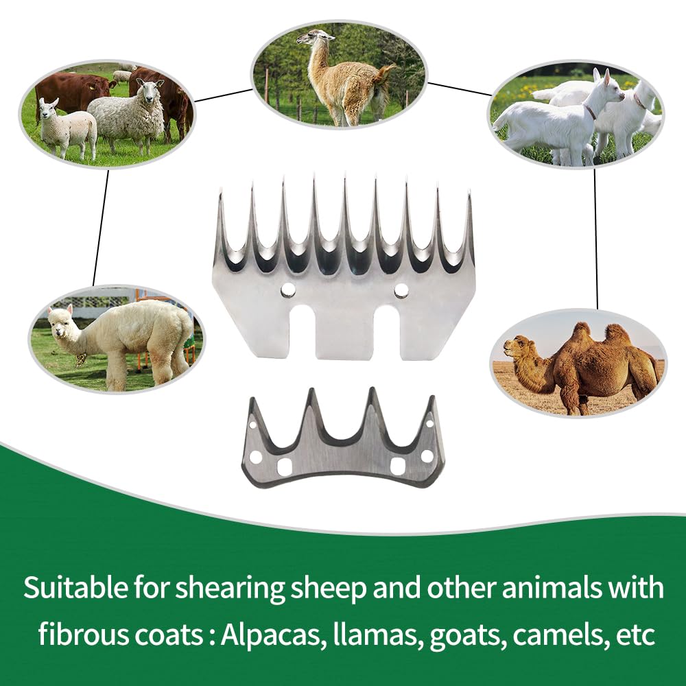 High Carbon Steel 13 Tooth Wool Clipper For Alpacas Sheep Shearing ...