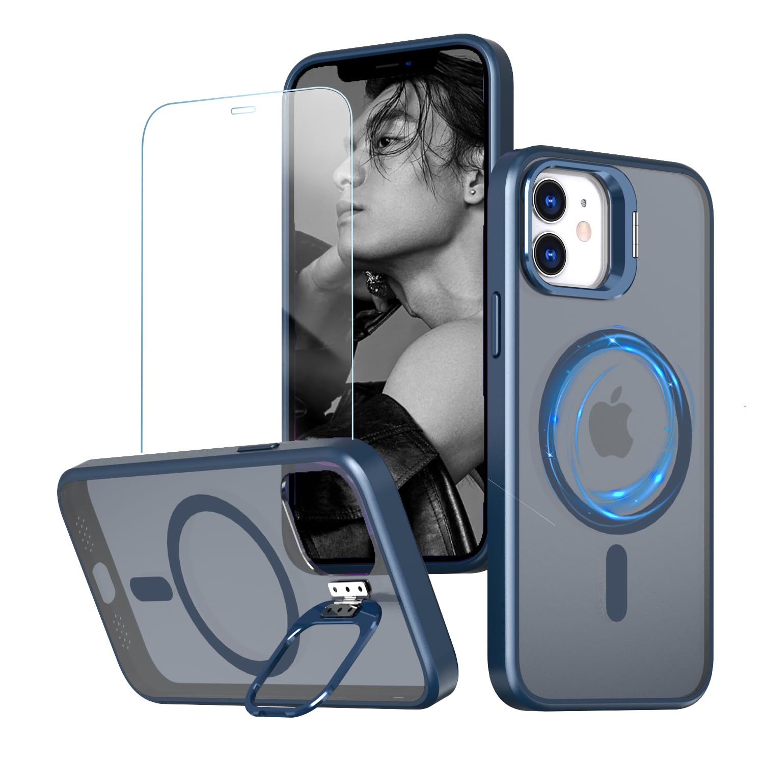 TUNKARMOR Funda para iPhone 12 y 12 Pro Case Magnética Integrada ...