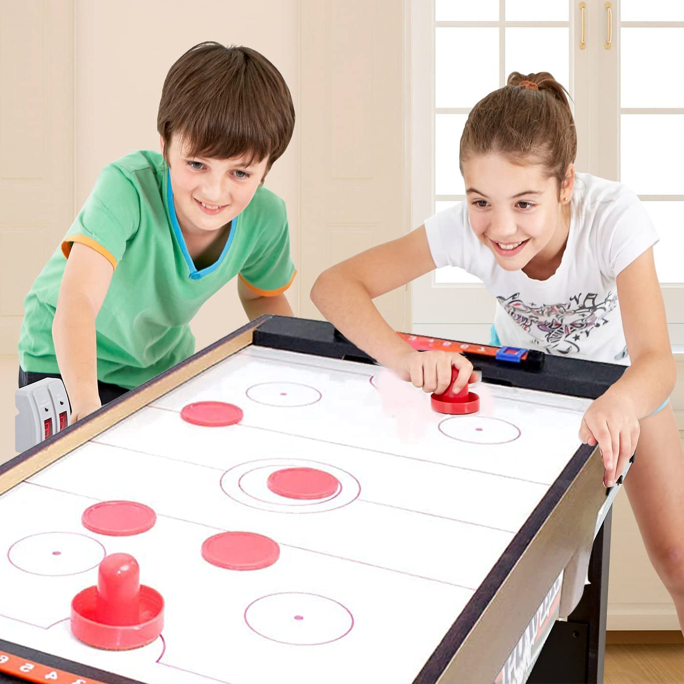 Verbier Wooden Air Hockey Game For Kids Table Top Air | Desertcart PAKISTAN