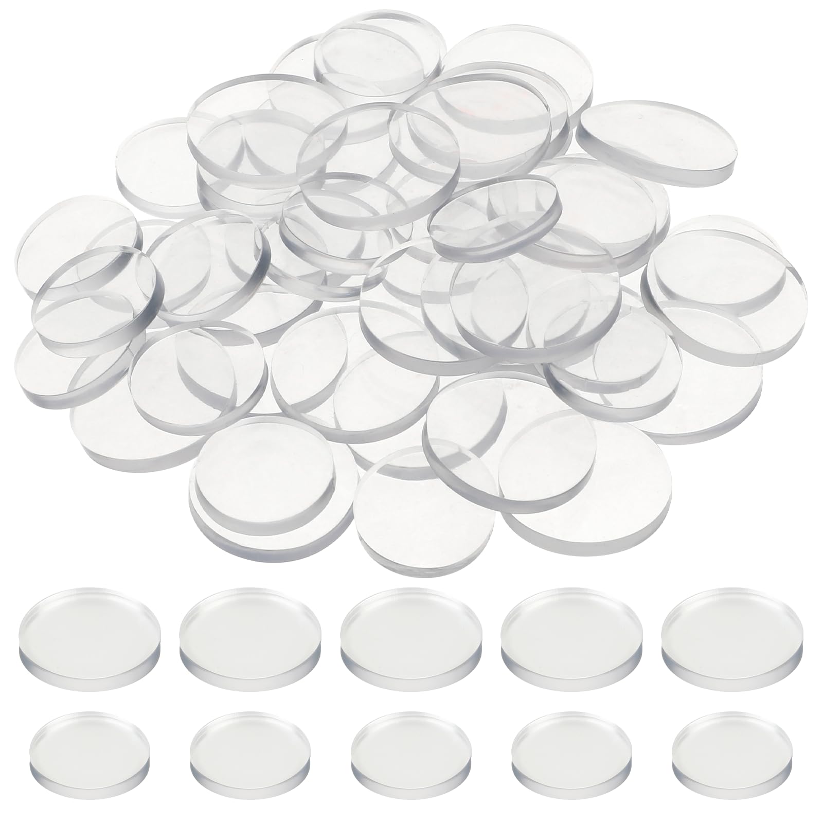 50 PCS Clear Bumpers for Glass Table Tops 3mm Glass Table Top Anti Slip ...