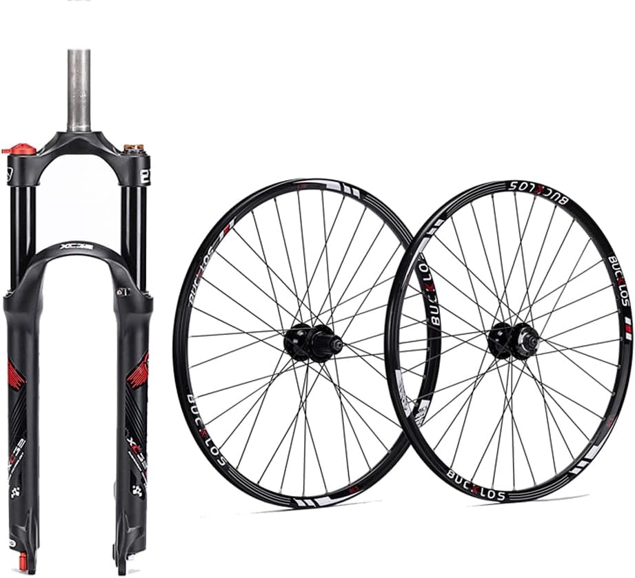 Amazon.com : BUCKLOS 27.5 QR 9*100mm Mountain Bike Fork Travel 120mm ...