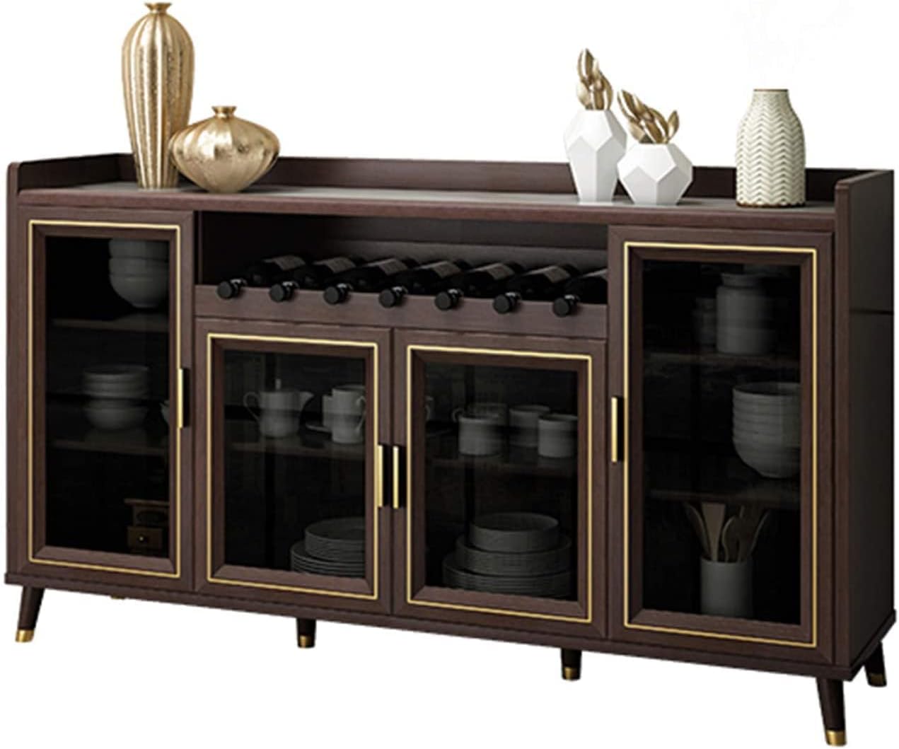 Amazon.com - Buffet Sideboard Villa Decor Kitchen Console Table Solid ...