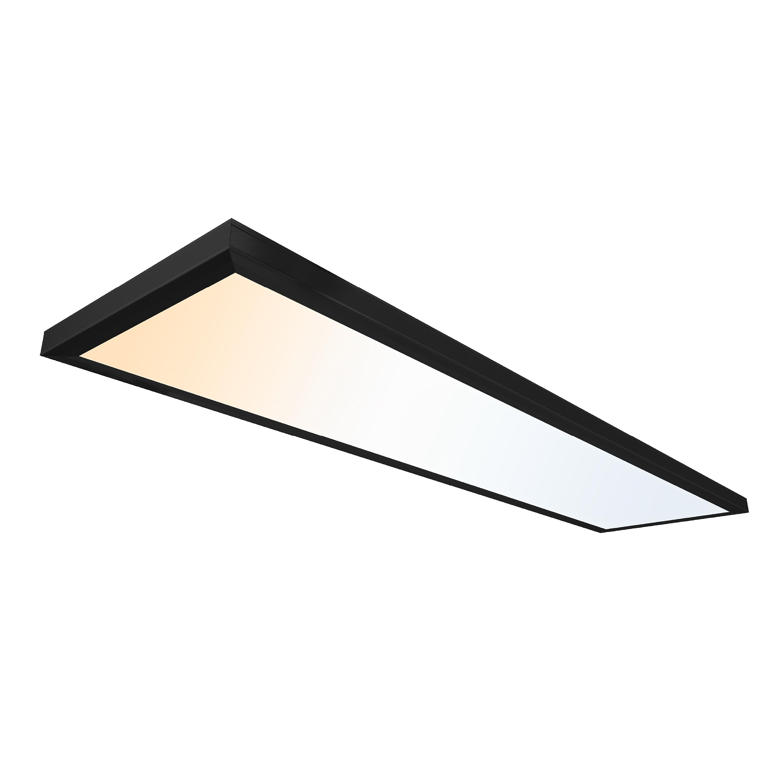 Ultralux 1x4 ft Surface Mount Ceiling Light Panel – Slim, Edge Lit ...