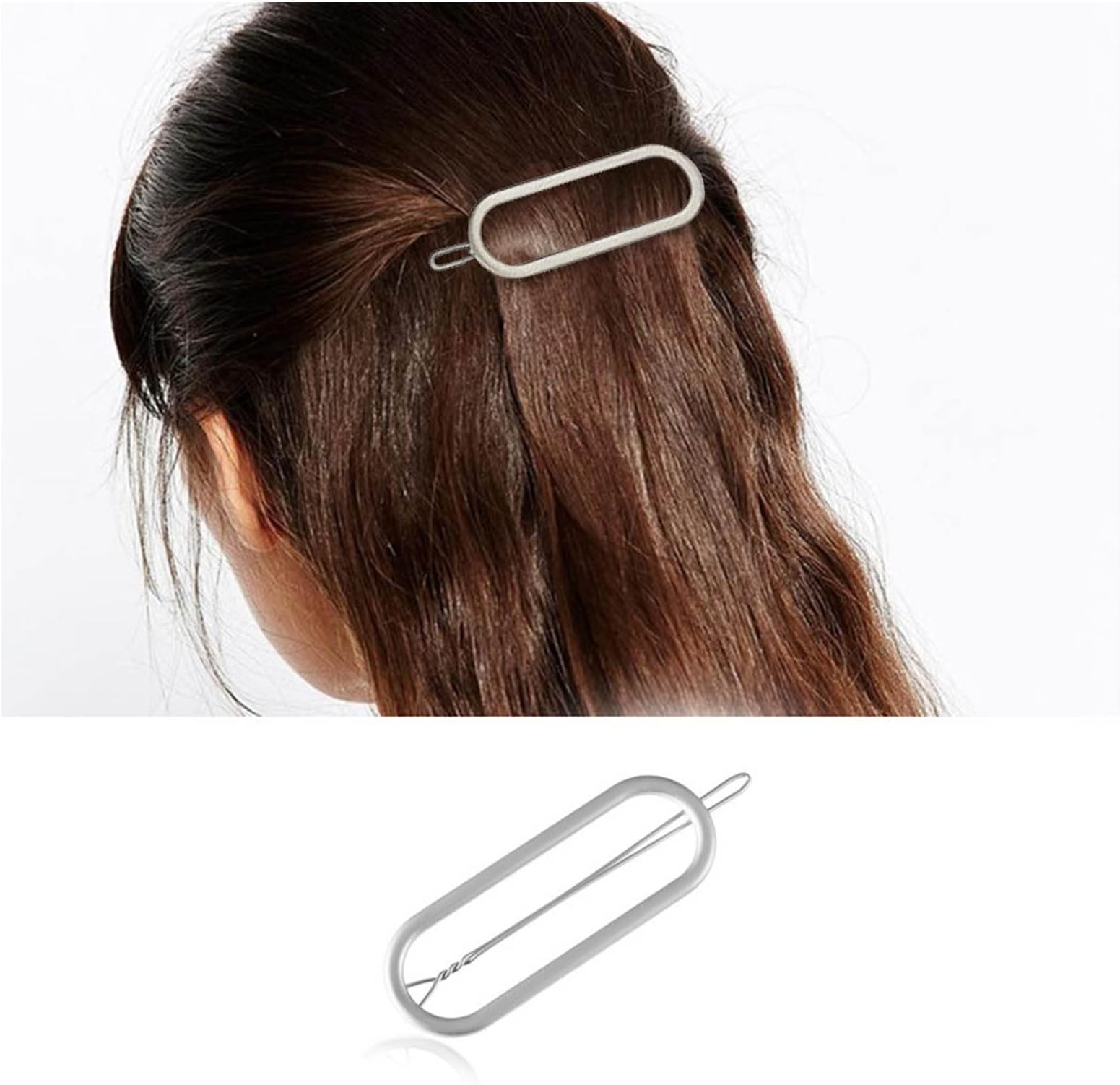 Amazon.com : Dreamyn Round Hair Clips Hollow Circle Hair Barrettes ...