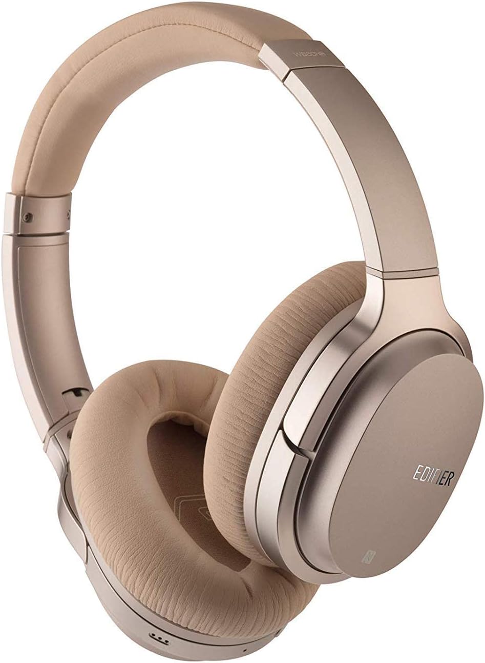 Edifier Active Noise Cancelling Bluetooth Headphones Gold W860Nb Gd ...