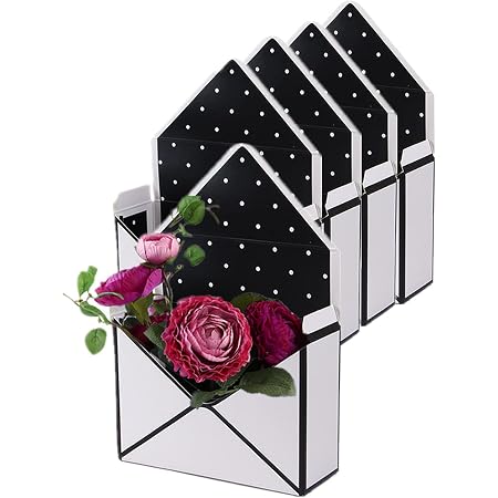 Amazon.com: 5 Pcs Flower Envelope Box,Folding Flower Storage Box ...