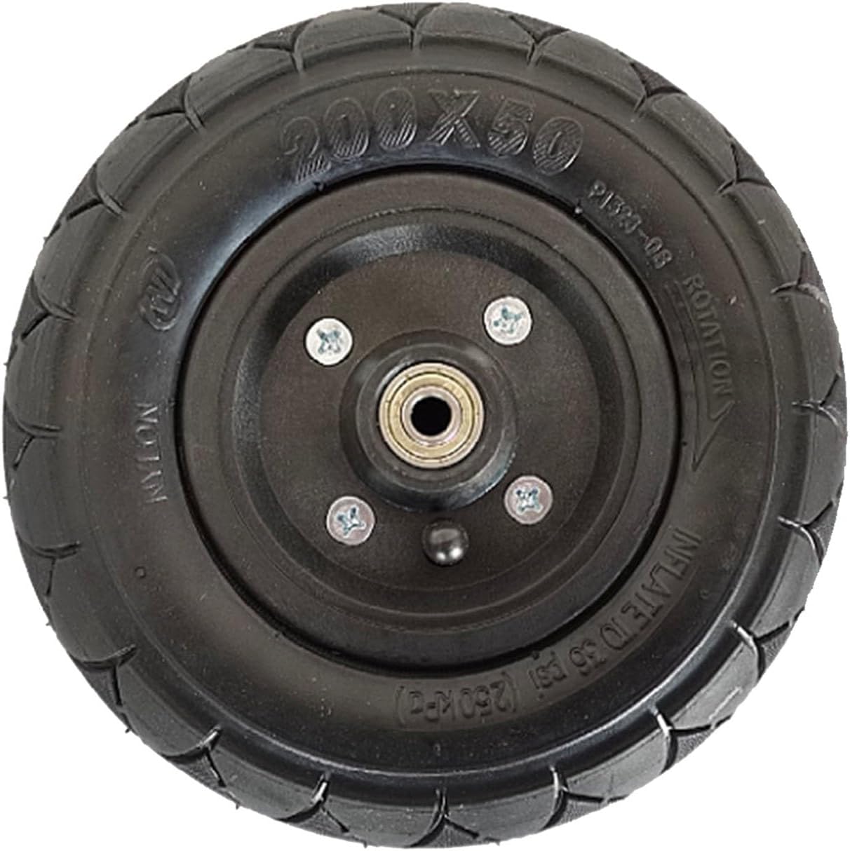 Amazon.com: Electric Wheelchair Front Wheel, 8 Inch Pneumatic Small ...