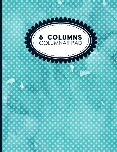 Buy 6 Columns Columnar Pad: Accountant Notepad, Accounting Paper ...