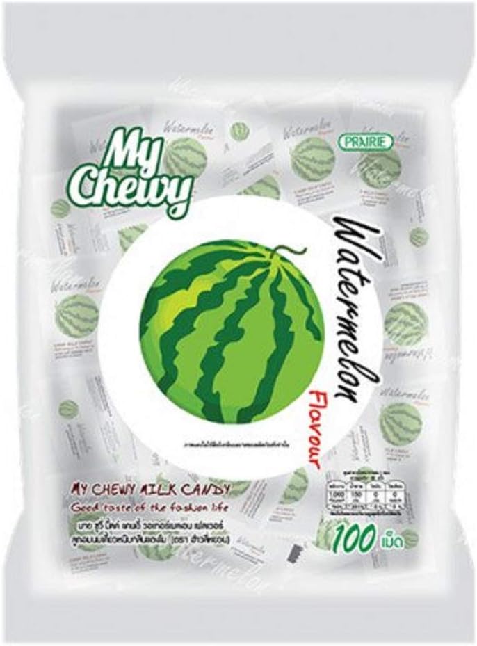 Amazon.com : My Chewy Milk Candy, Soft Chewy Candy 100 tablet, Size ...