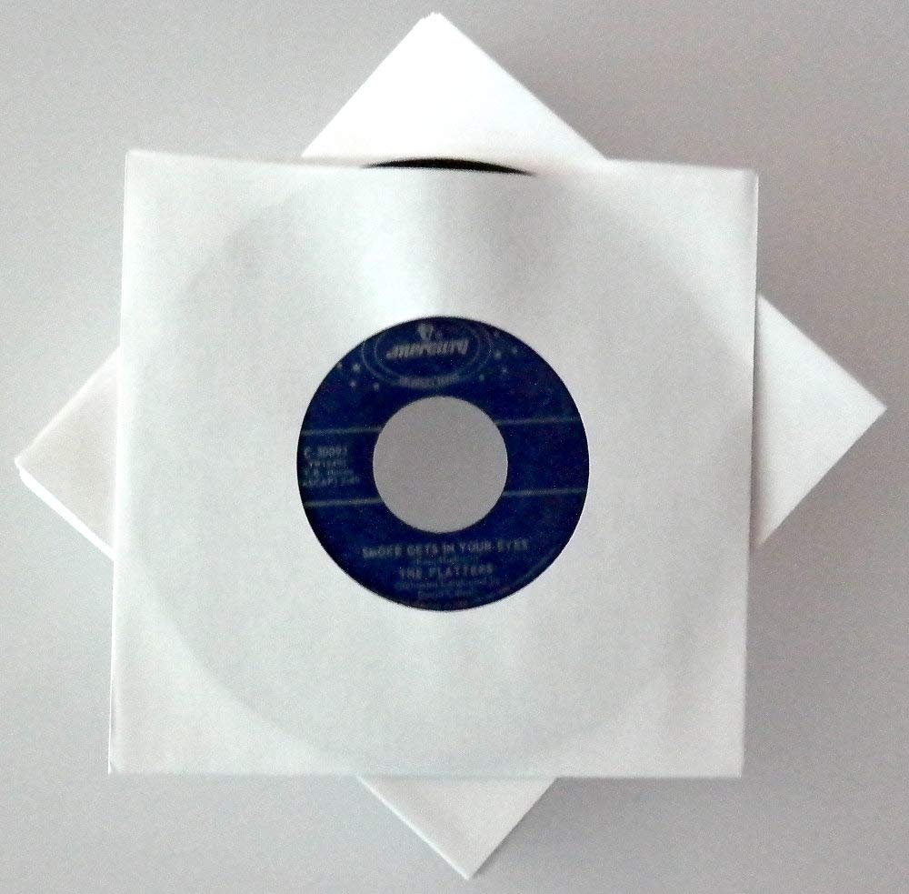 Amazon.com: 7 Inch White Paper 45 Sleeve (50 Pack) : Electronics