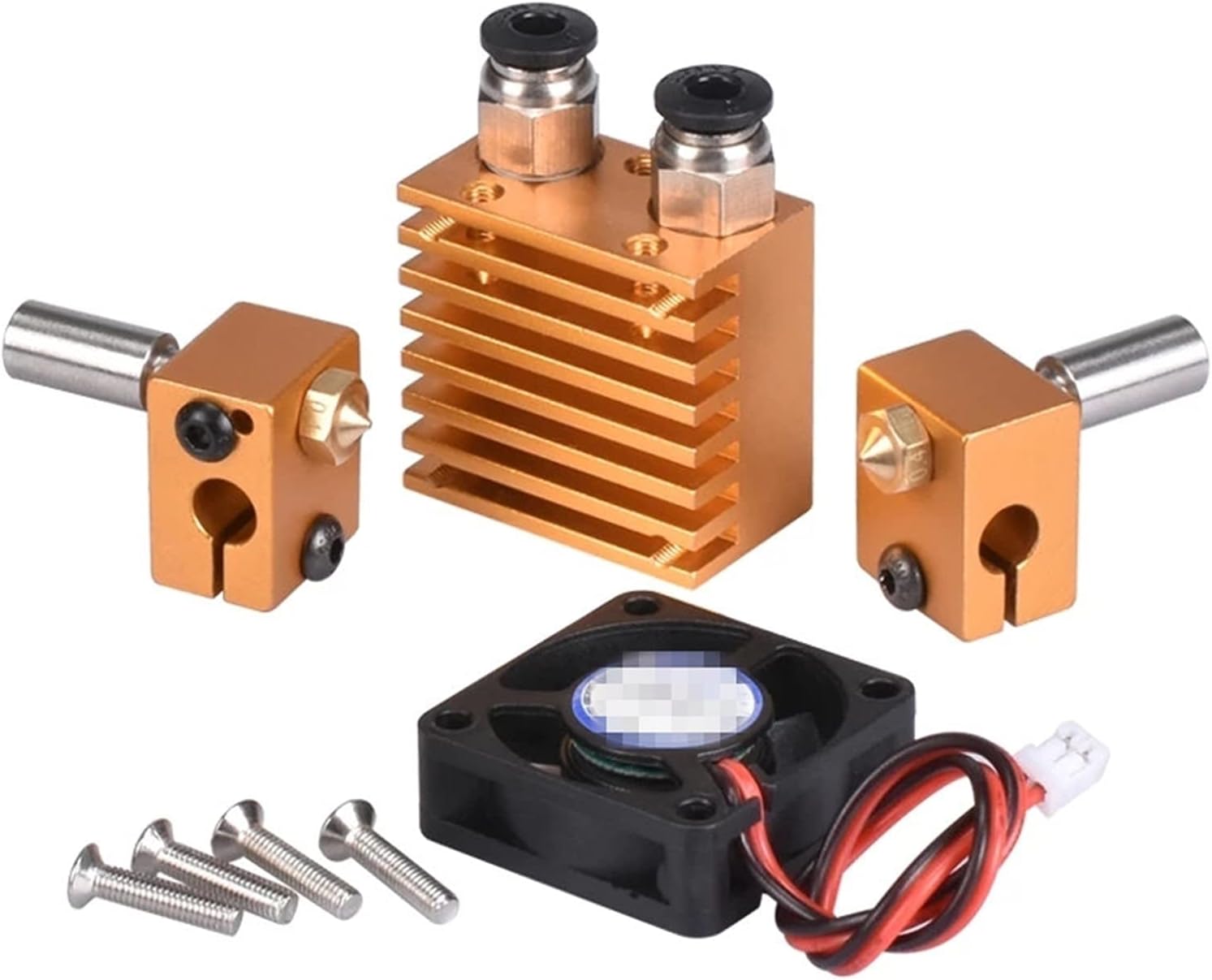 Review Zrong 2 in 2 Out Extruder Dual Color All Metal for 3D Printer ...