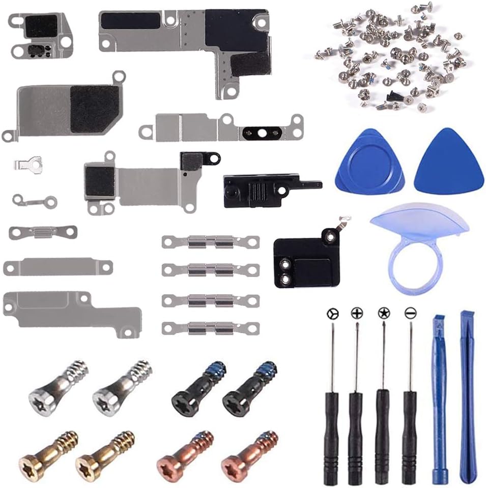 Amazon.com: Internal Metal Plate Cover Parts for iPhone 5S SE,Bracket ...