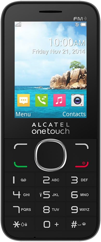 Alcatel 20.45X UK SIM-Free Mobile Phone - Black: Amazon.co.uk ...