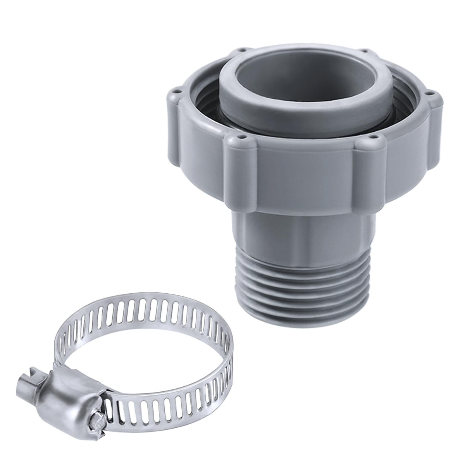 lasuroa 2pcs Swimming Pool Drain Fitting, Pool Replacement Parts ...