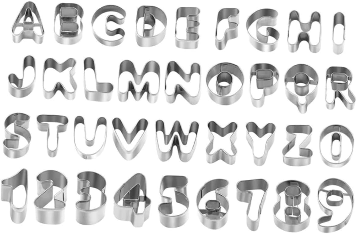 Amazon.com: SHOWERORO 36pcs Compact Biscuit Molds Portable Cookie ...